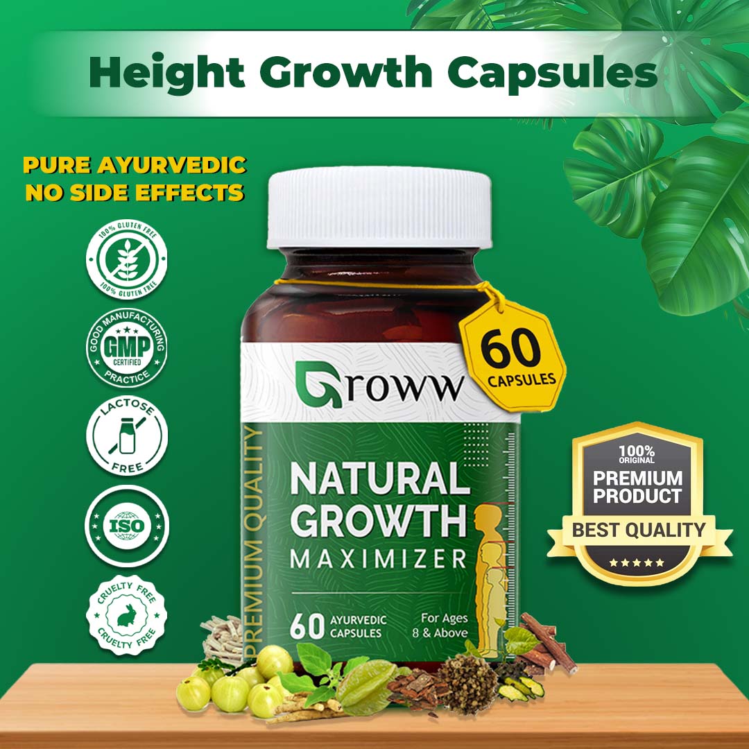 Height Growth Capsule For Boys & Girls | 100% Ayurvedic with No Side ...